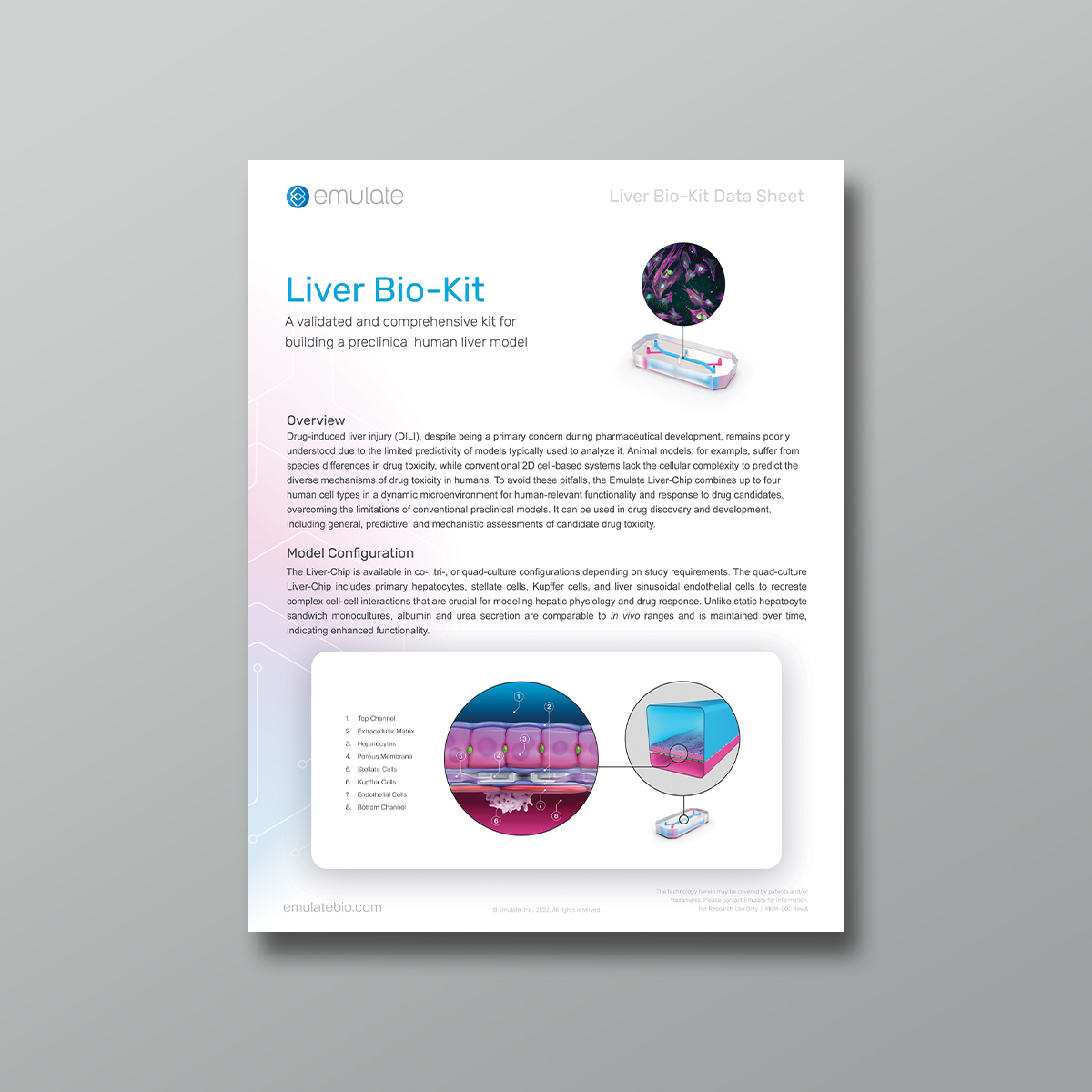 Liver Bio-Kit | Emulate Datasheet