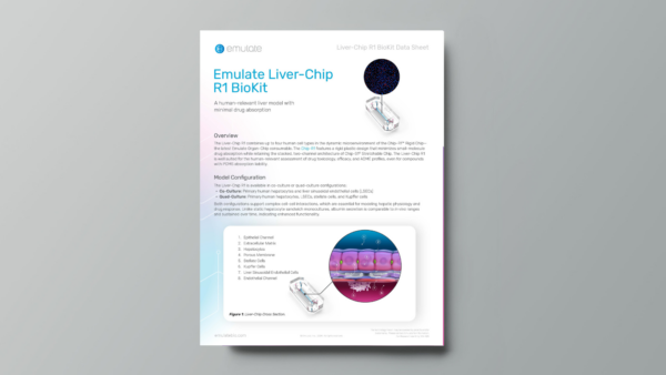 Liver-Chip R1 BioKit Data Sheet | Emulate